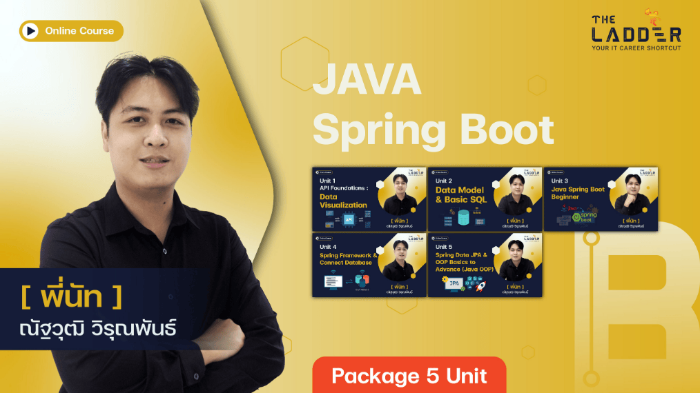 JAVA Spring Boot - The Ladder - Your IT Career Shortcut